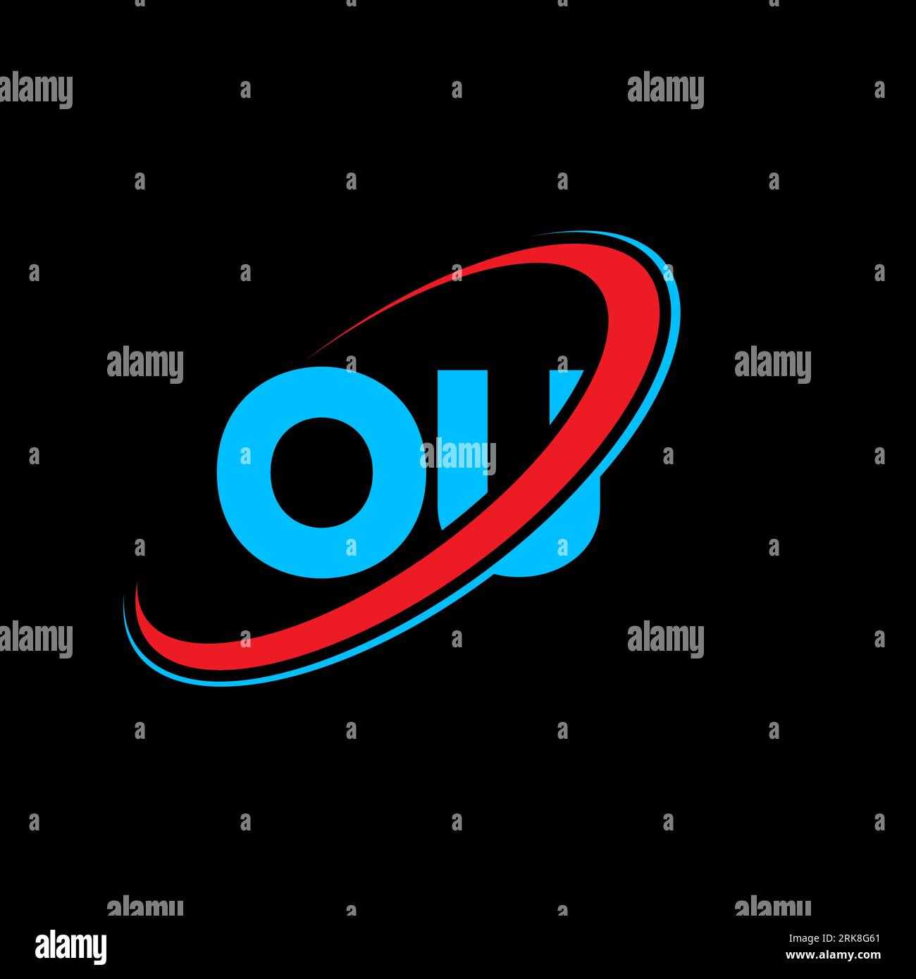 OU O U letter logo design. Initial letter OU linked circle uppercase ... OU O U letter logo design. Initial letter OU linked circle uppercase ...