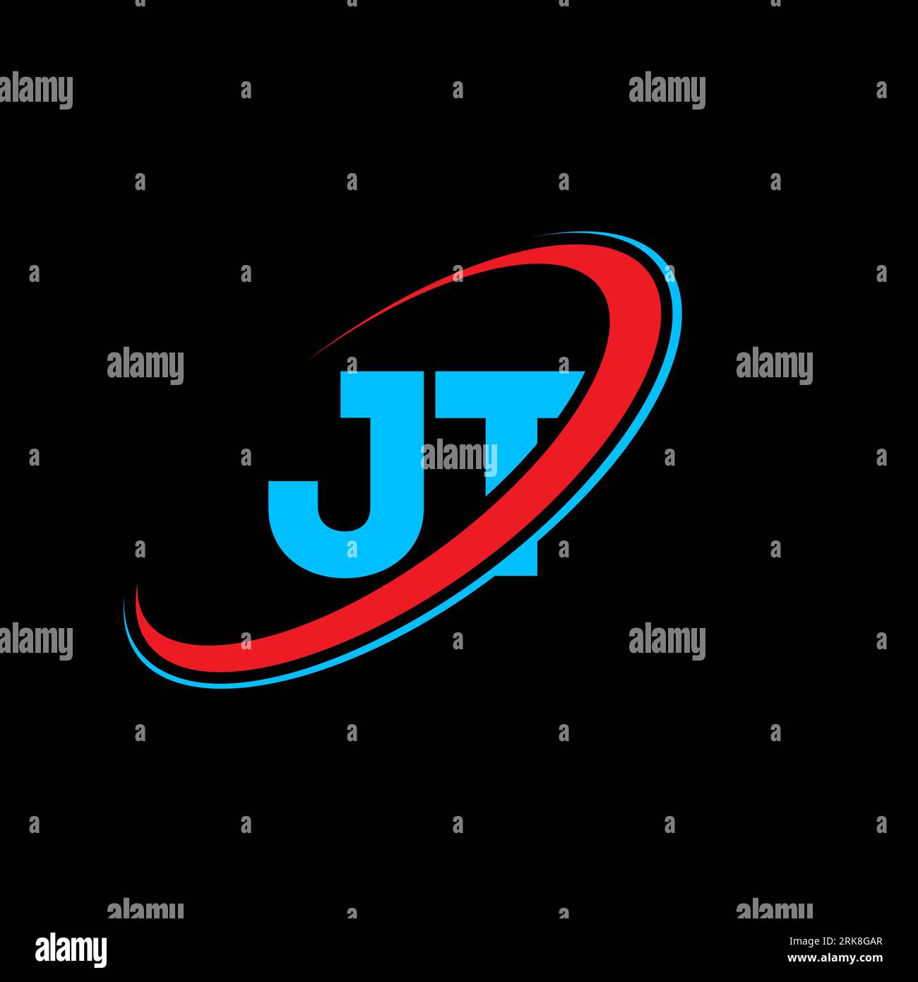 JT J T letter logo design. Initial letter JT linked circle uppercase ... JT J T letter logo design. Initial letter JT linked circle uppercase ...