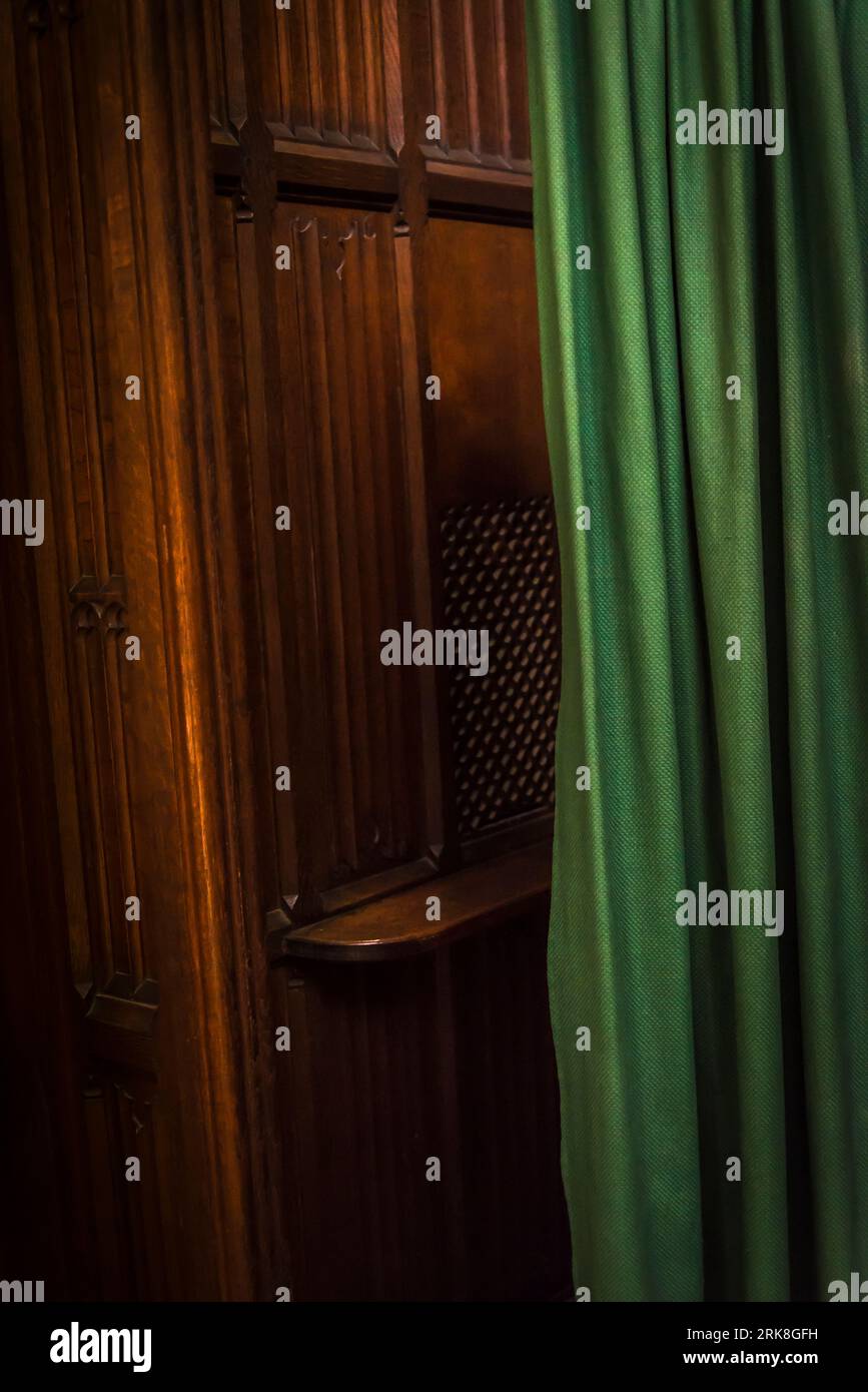 Confessional space hi-res stock photography and images - Alamy