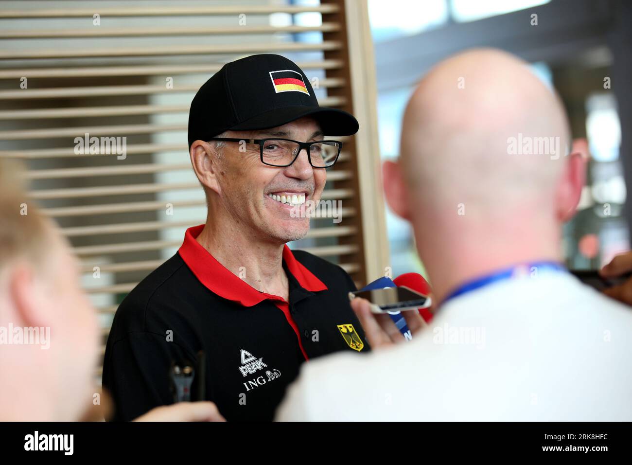 Okinawa, Japan. 24th Aug, 2023. Basketball: before the World Cup, media ...