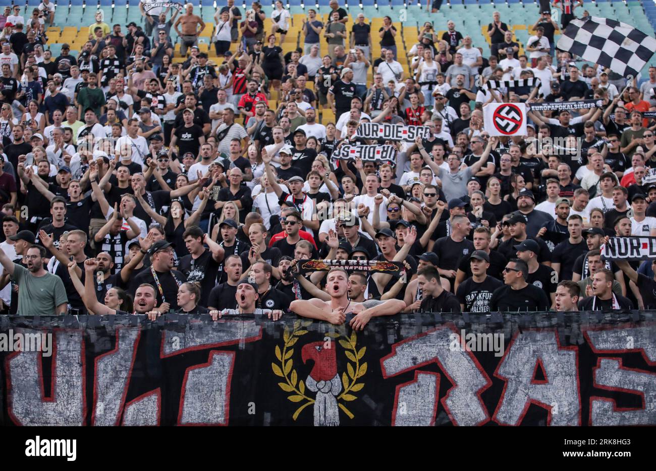 Sofia, Bulgaria. 24th Aug, 2023. Soccer: UEFA Europa Conference League qualifier, Levski Sofia ...