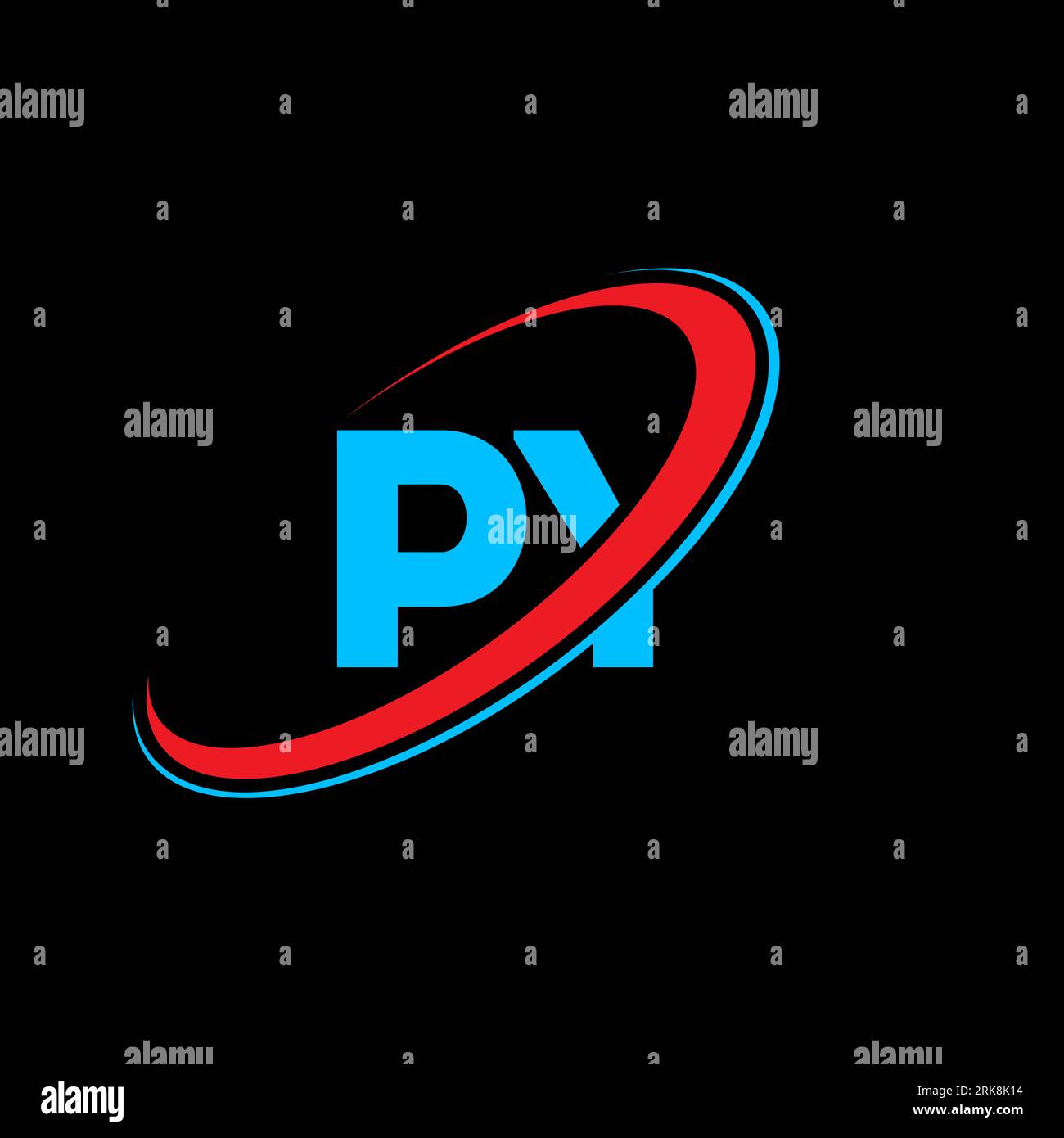PY P Y letter logo design. Initial letter PY linked circle uppercase ... PY P Y letter logo design. Initial letter PY linked circle uppercase ...