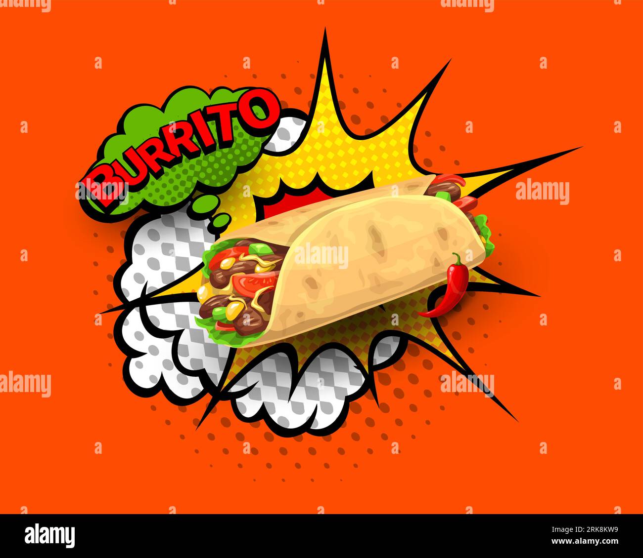 Tex mex food Stock Vector Images - Alamy