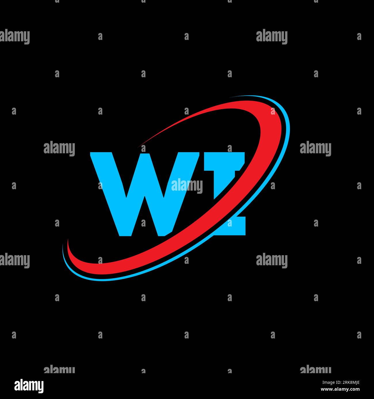 W i monogram Stock Vector Images - Alamy