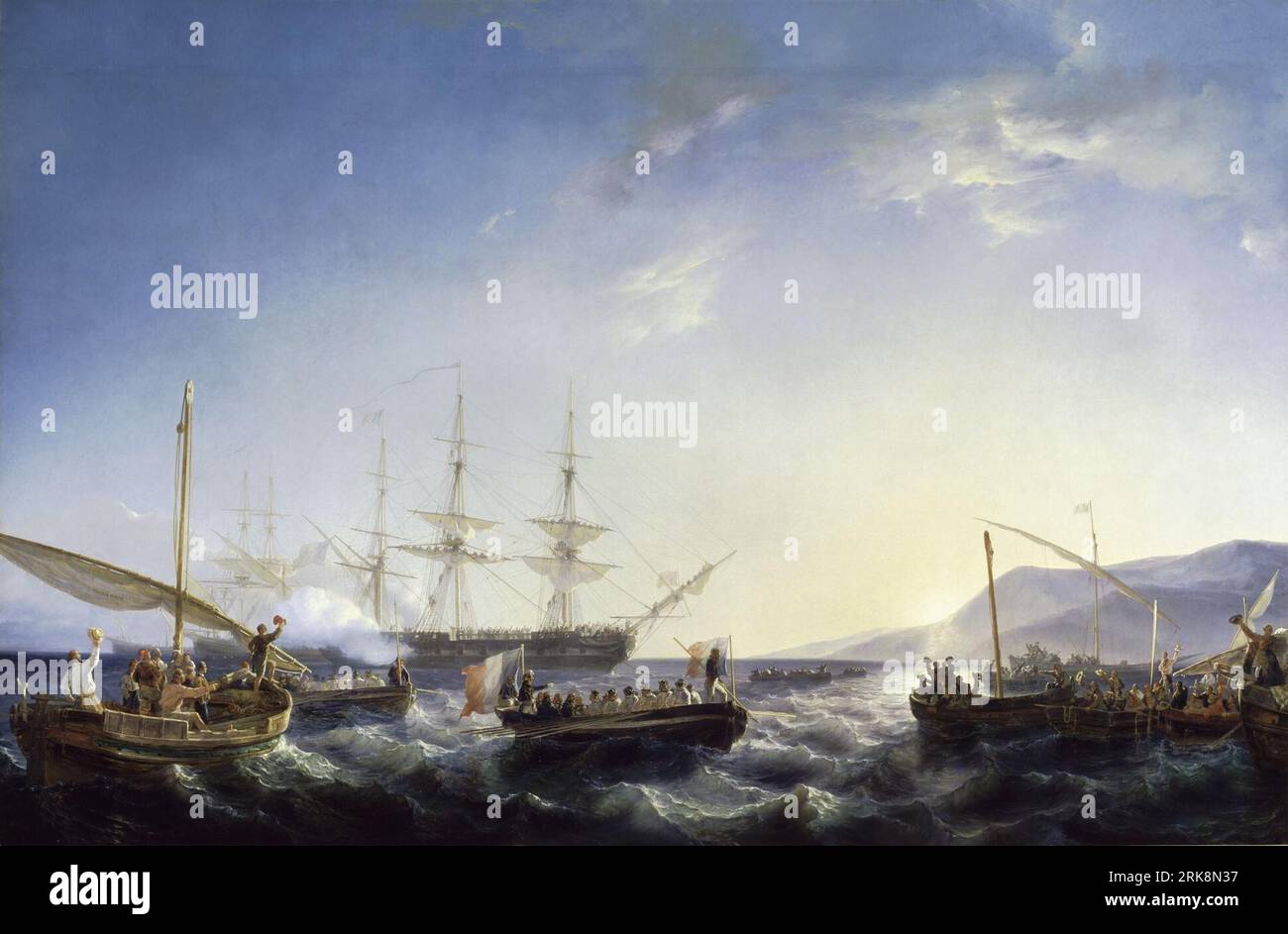 Bonaparte arriving in France back from Egypt on 9 October 1799 1843 by ...