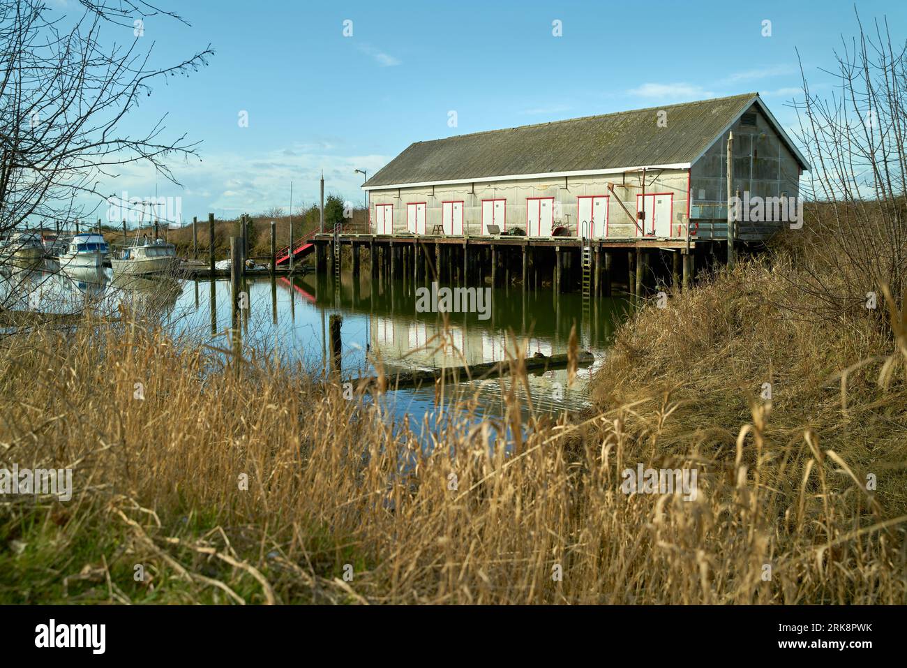 Historic Scotch Pond Net Shed Steveston BC. The historic net shed ...