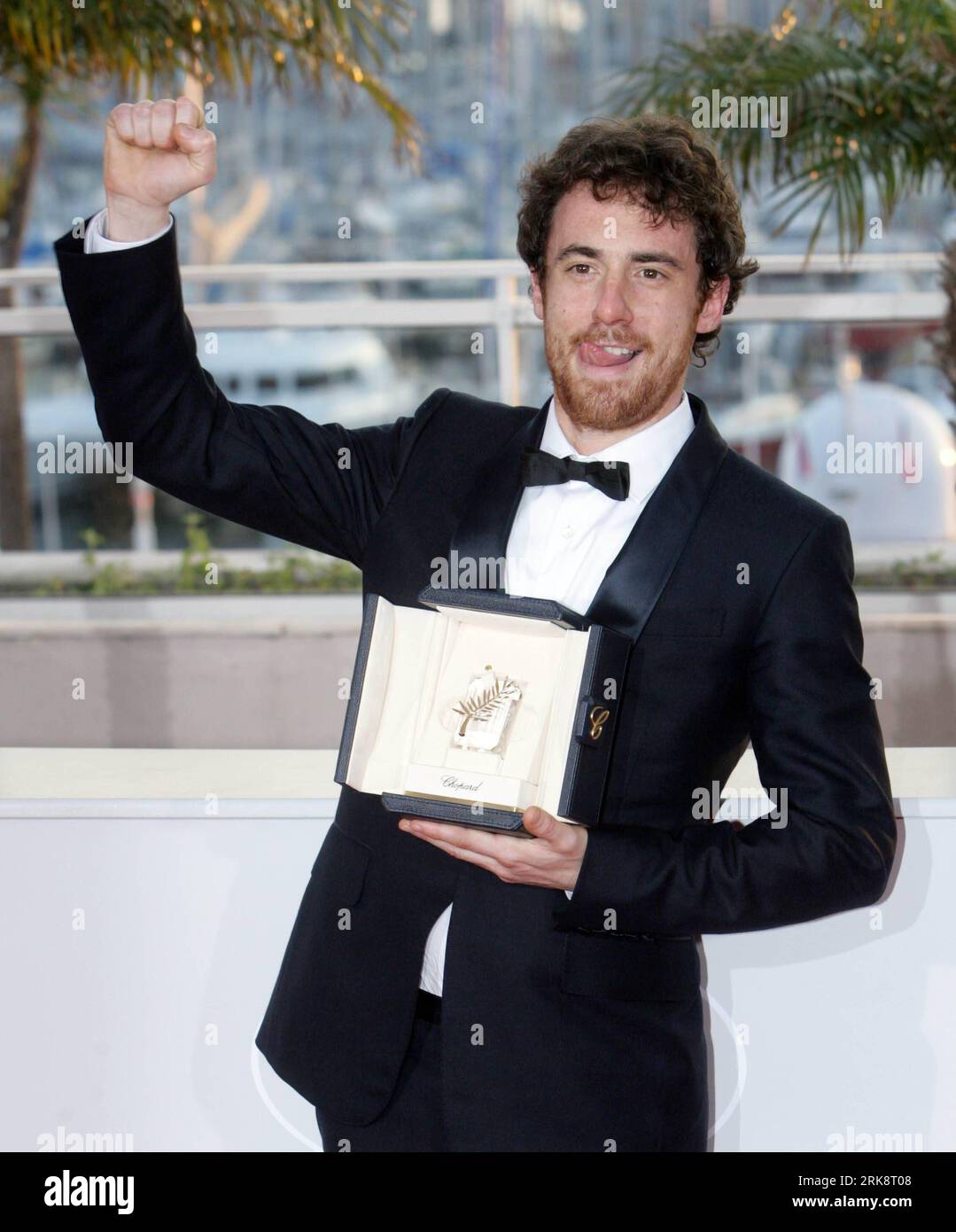 Actor Elio Germano Bester Schauspieler poses during a photocall after ...
