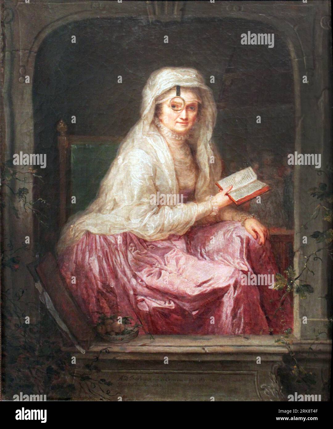 Self-portrait 1782 by Anna Dorothea Therbusch Stock Photo - Alamy