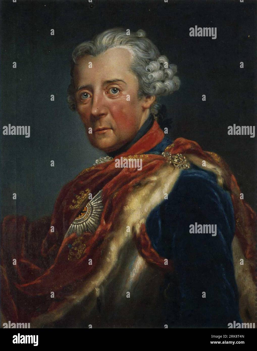portrait de Frédéric II de Prusse circa 1775 by Anna Dorothea Therbusch ...