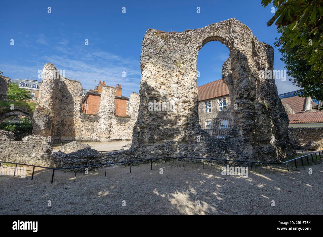 Ruins of Reading Abbey, Reading, Berkshire, England, United Kingdom ...