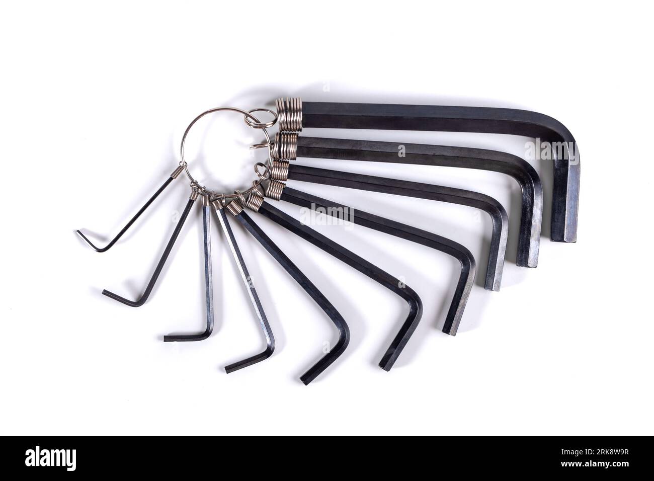 hex key wrench isolated on white background, hex key wrench isolated on ...