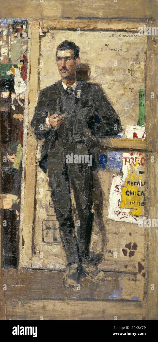 Joseph Crawhall, 1861 - 1913. Artist 1884 by Edward Arthur Walton Stock ...