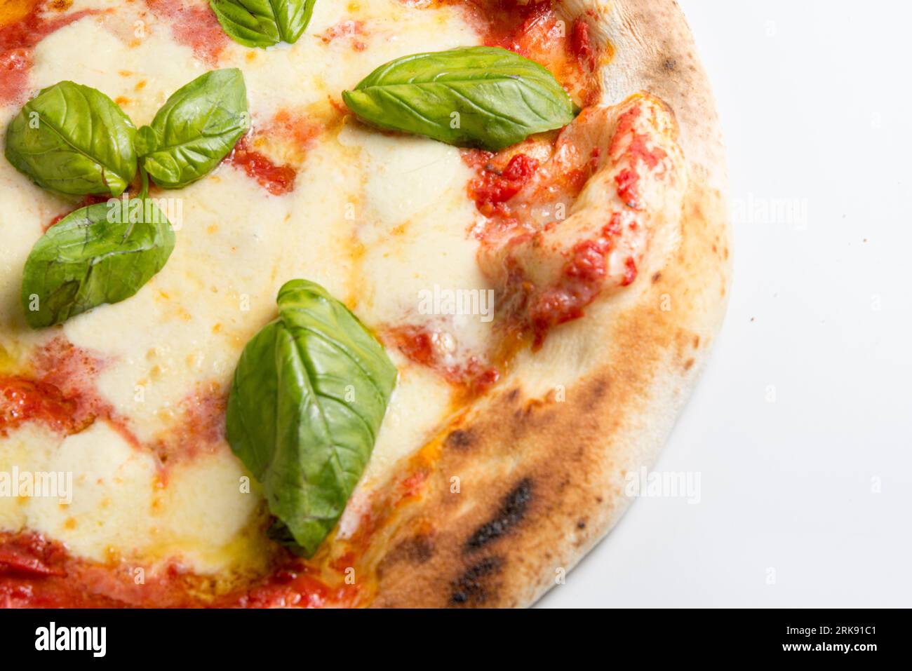 Italian pizza white background hi-res stock photography and images - Alamy