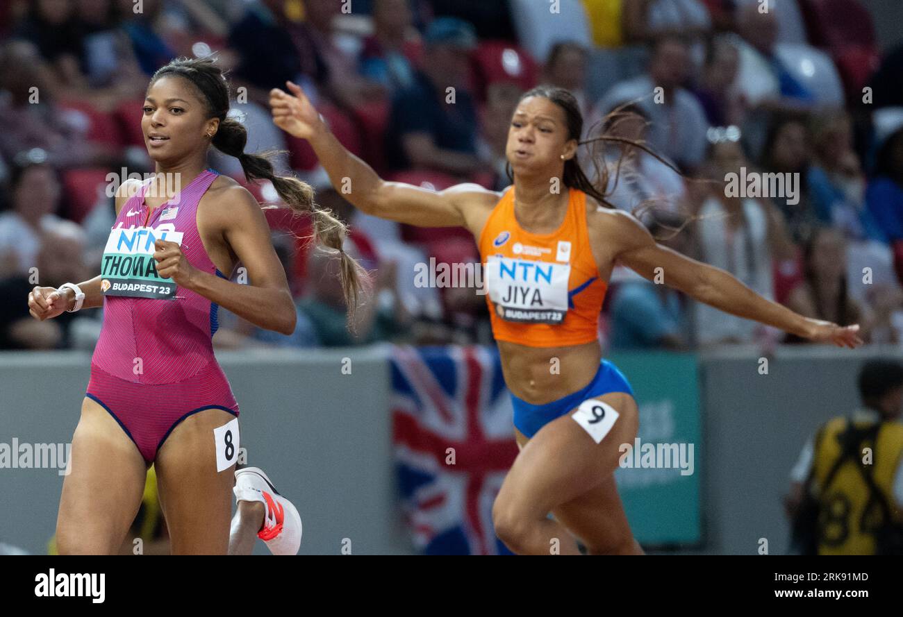 Budapest, Hungary. 24th Aug, 2023. Athletics: World Championships, 200m ...