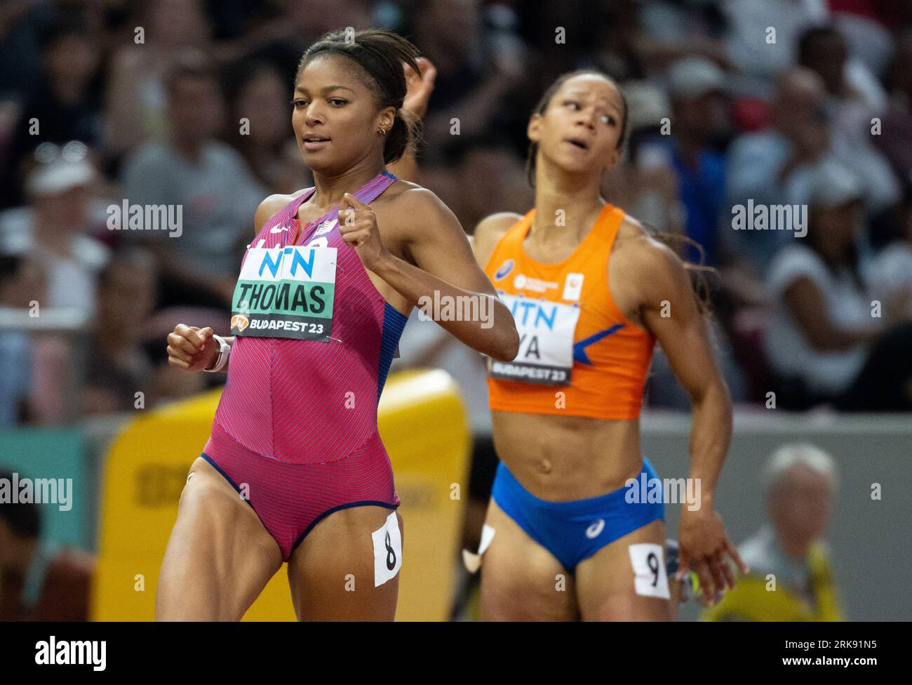 Budapest, Hungary. 24th Aug, 2023. Athletics: World Championships, 200m ...