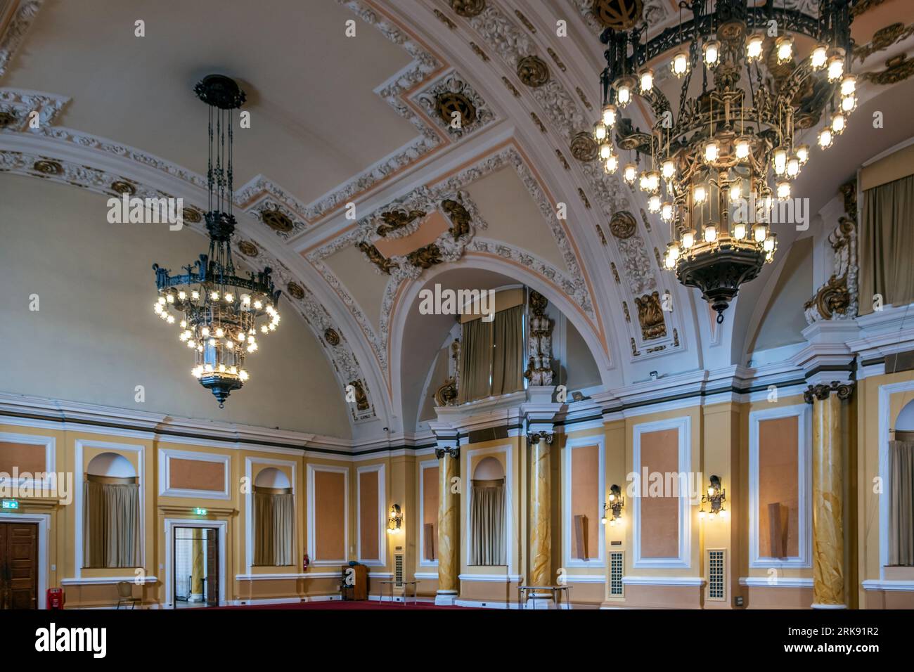 Assembly Room, Cardiff City Hall, a Grade I listed building in Cathays ...