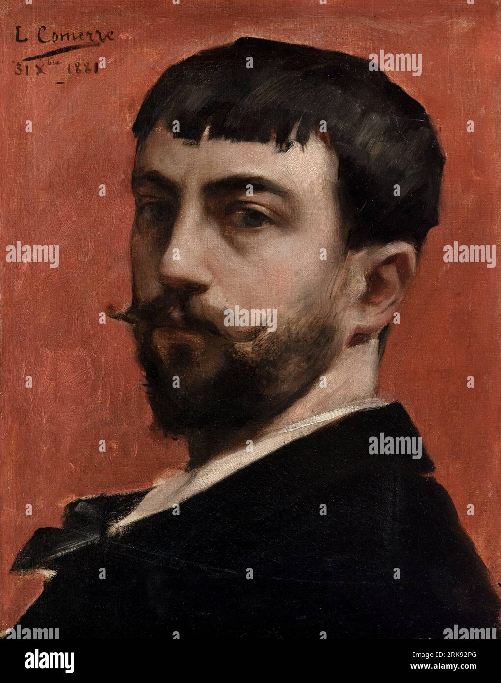 Autoportrait 1881 by Léon Comerre Stock Photo - Alamy