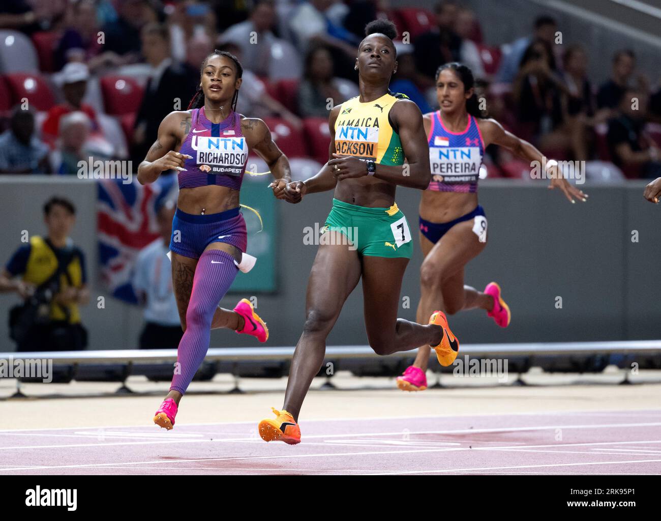 Budapest, Hungary. 24th Aug, 2023. Athletics: World Championships, 200m ...