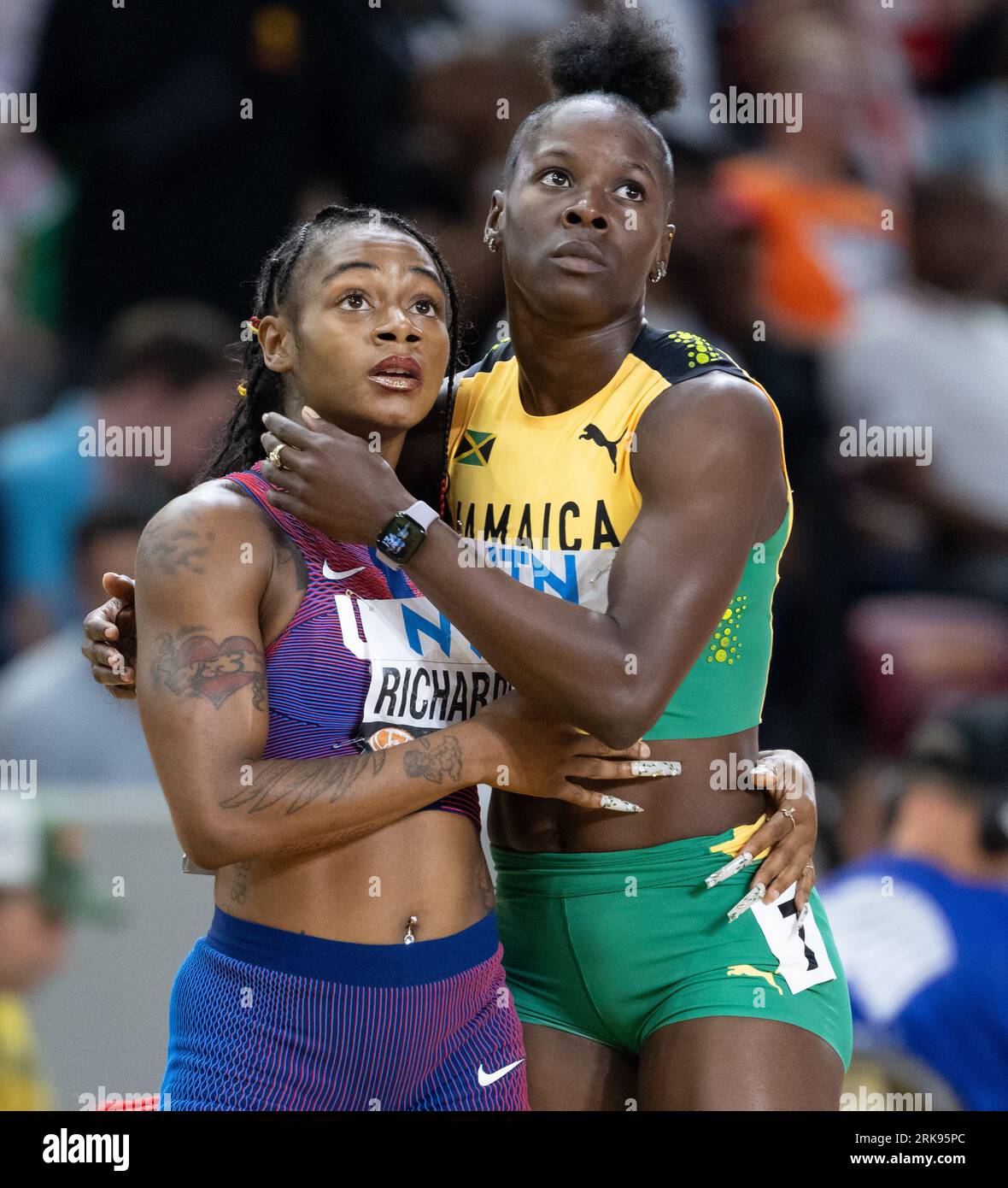 Budapest, Hungary. 24th Aug, 2023. Athletics: World Championships, 200m ...