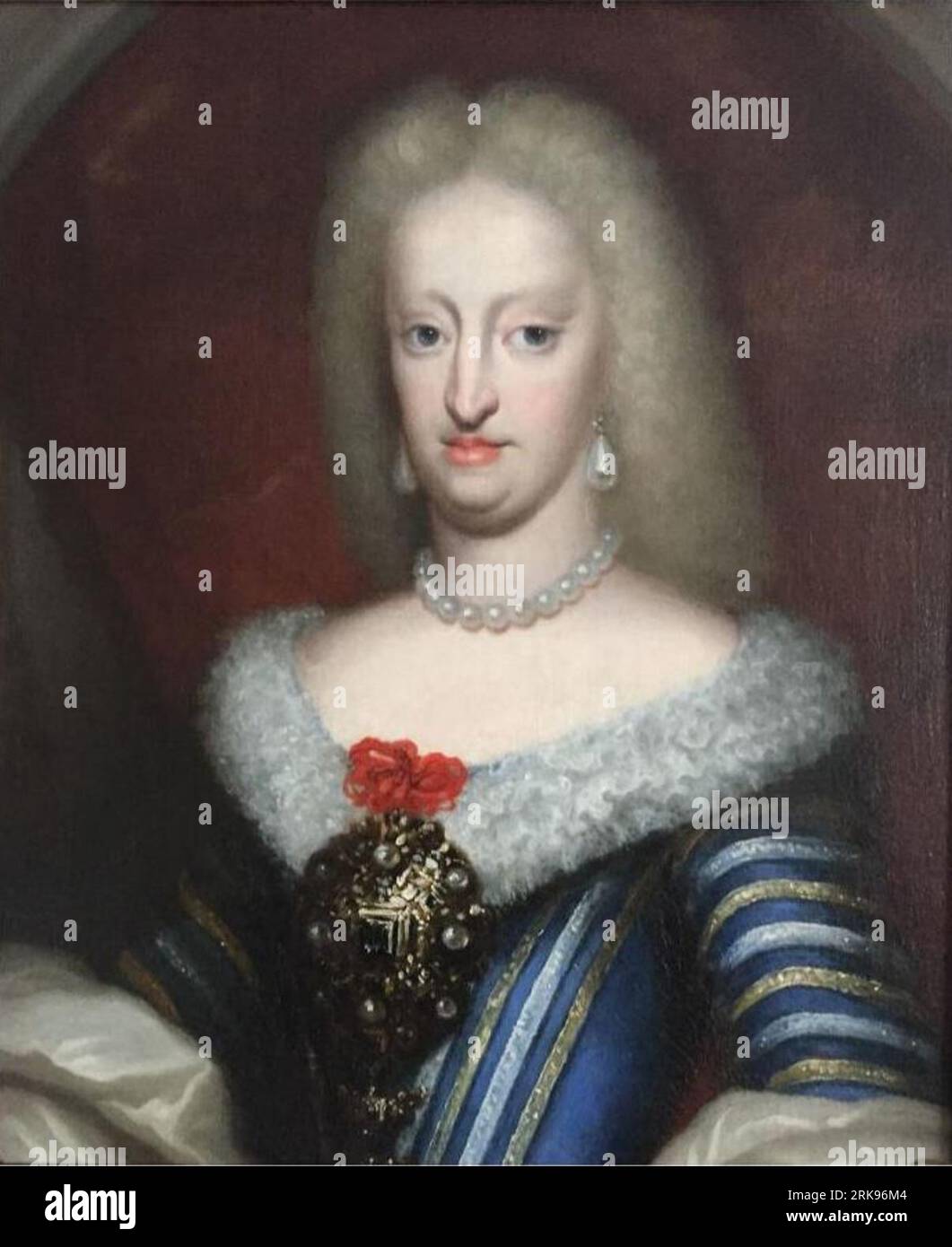 Portrait of Maria Anna of Neuburg circa 1698 by Jan van Kessel the ...