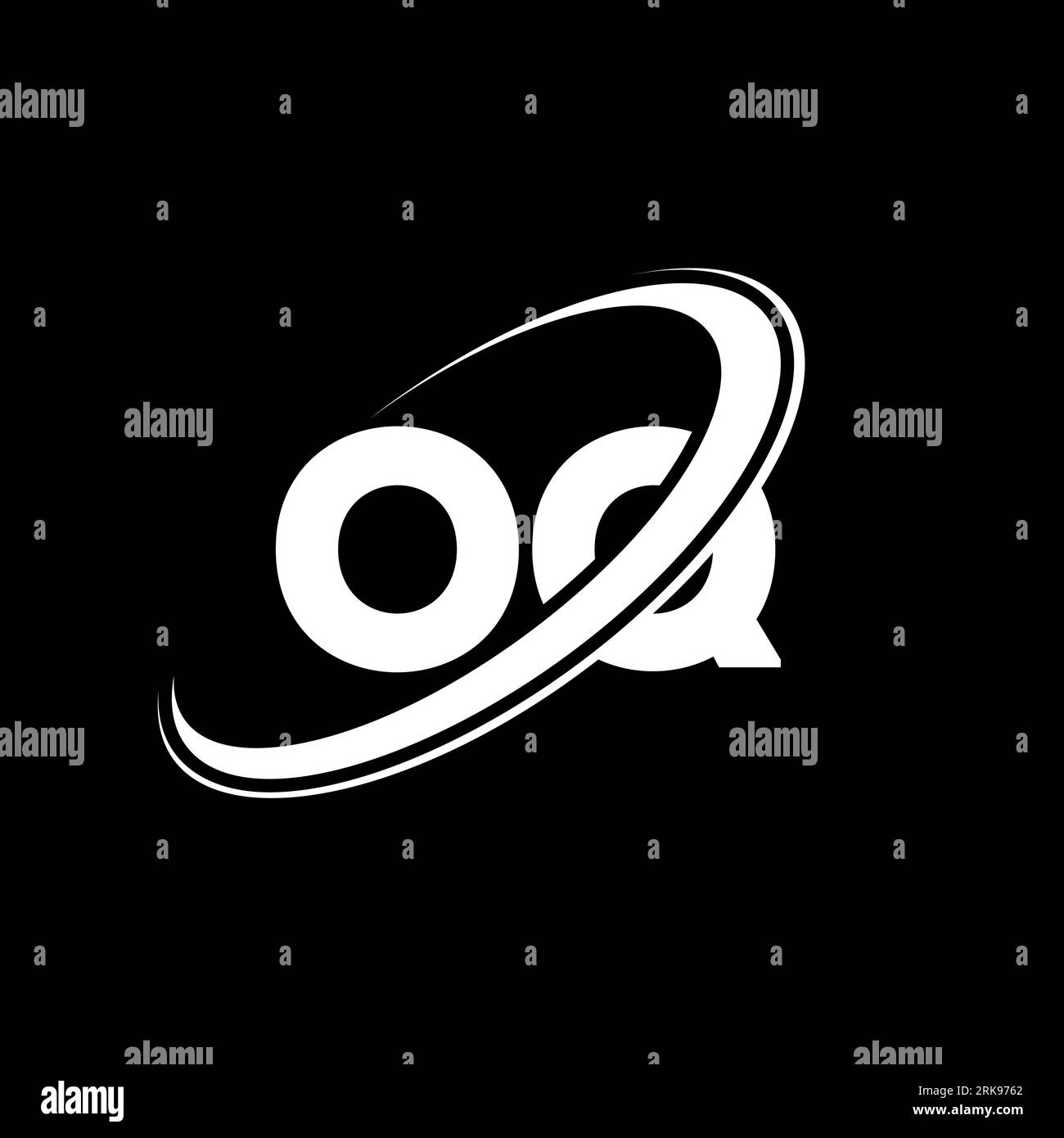 OQ logo. O Q design. White OQ letter. OQ/O Q letter logo design ...