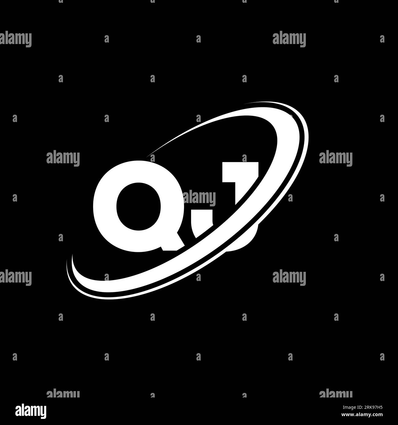 QJ logo. Q J design. White QJ letter. QJ/Q J letter logo design ...