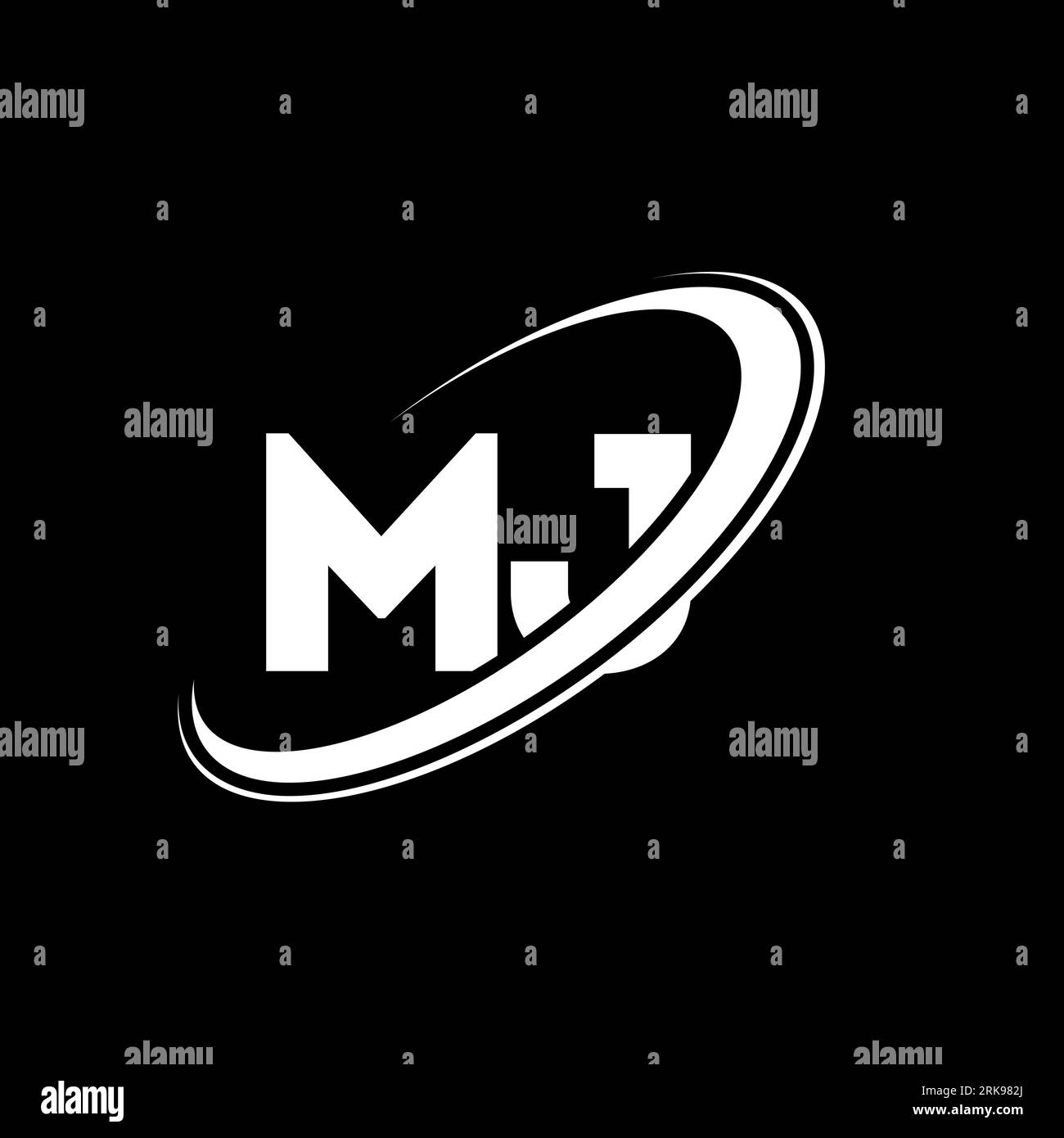 MJ M J letter logo design. Initial letter MJ linked circle uppercase ... MJ M J letter logo design. Initial letter MJ linked circle uppercase ...