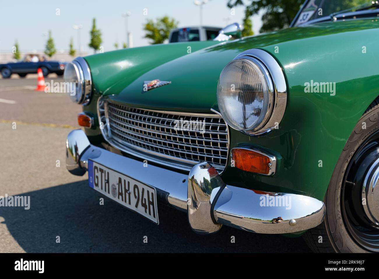 Waltershausen, Germany - June 10, 2023: A vintage Austin Healey Sprite ...