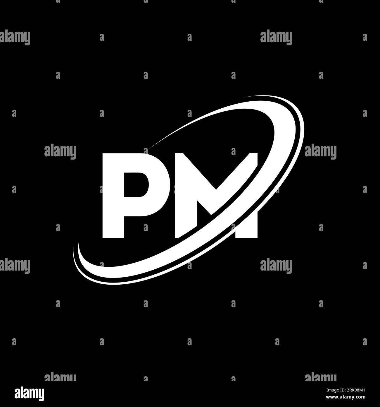 PM logo. P M design. White PM letter. PM/P M letter logo design ...