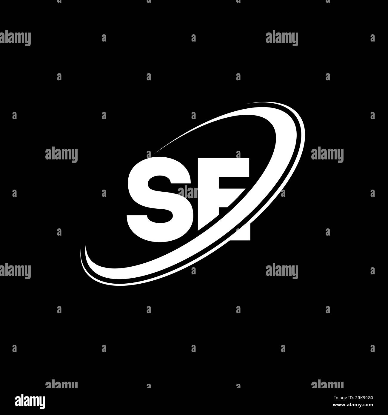 SE S E letter logo design. Initial letter SE linked circle uppercase ...