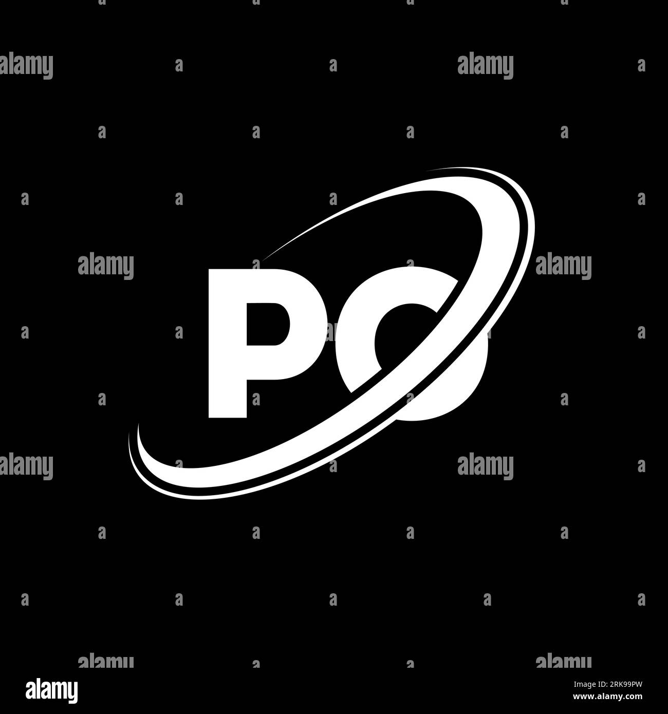 PO logo. P O design. White PO letter. PO/P O letter logo design ...