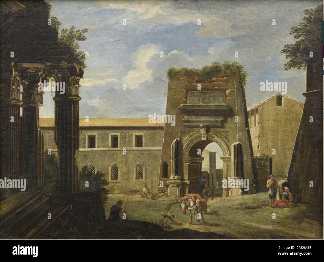 Arch of titus oil on canvas hi-res stock photography and images - Alamy