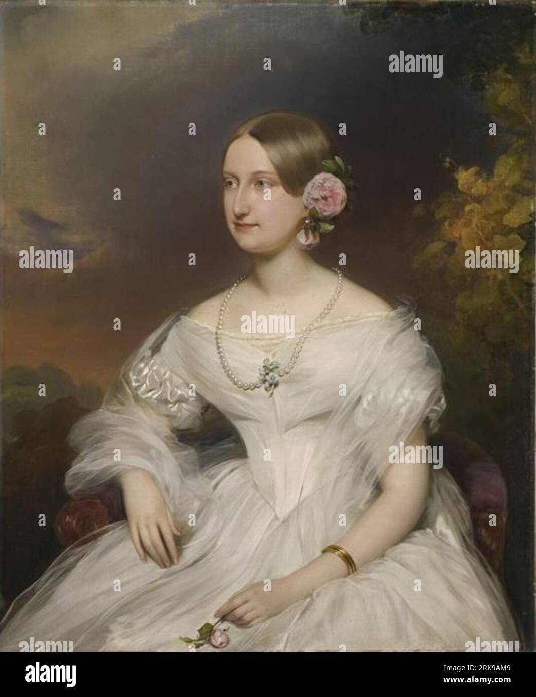 Portrait de marie caroline auguste de bourbon hi-res stock photography and images - Alamy