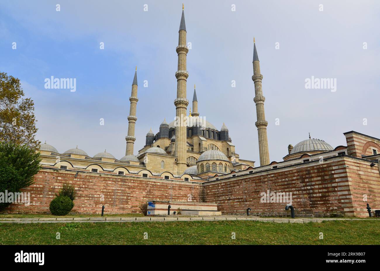 Selimiye Mosque, located in Edirne, Turkey, was built by Mimar Sinan in ...