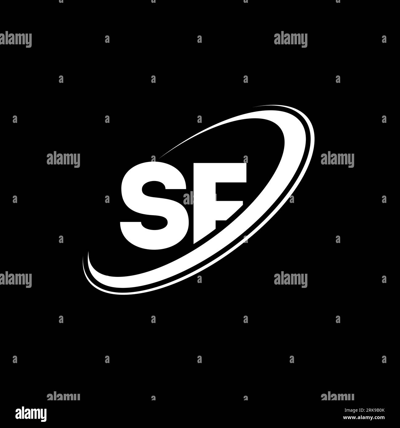 SF S F letter logo design. Initial letter SF linked circle uppercase ... SF S F letter logo design. Initial letter SF linked circle uppercase ...