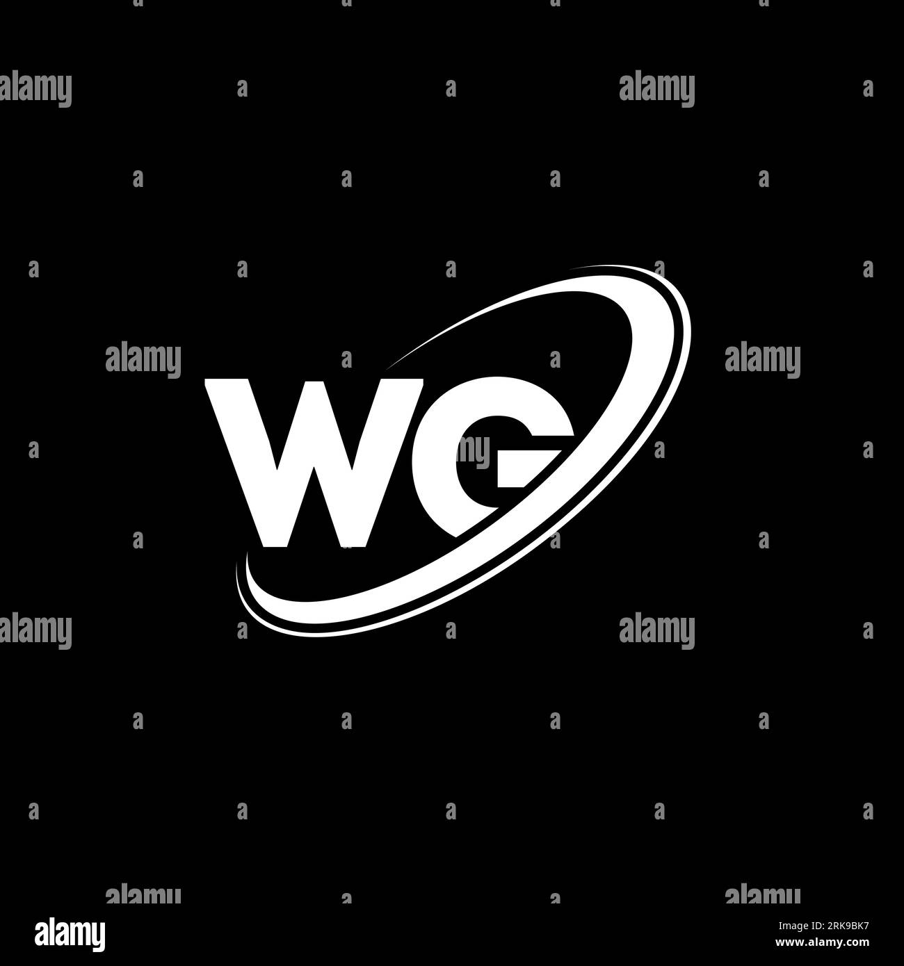 WG W G letter logo design. Initial letter WG linked circle uppercase ... WG W G letter logo design. Initial letter WG linked circle uppercase ...