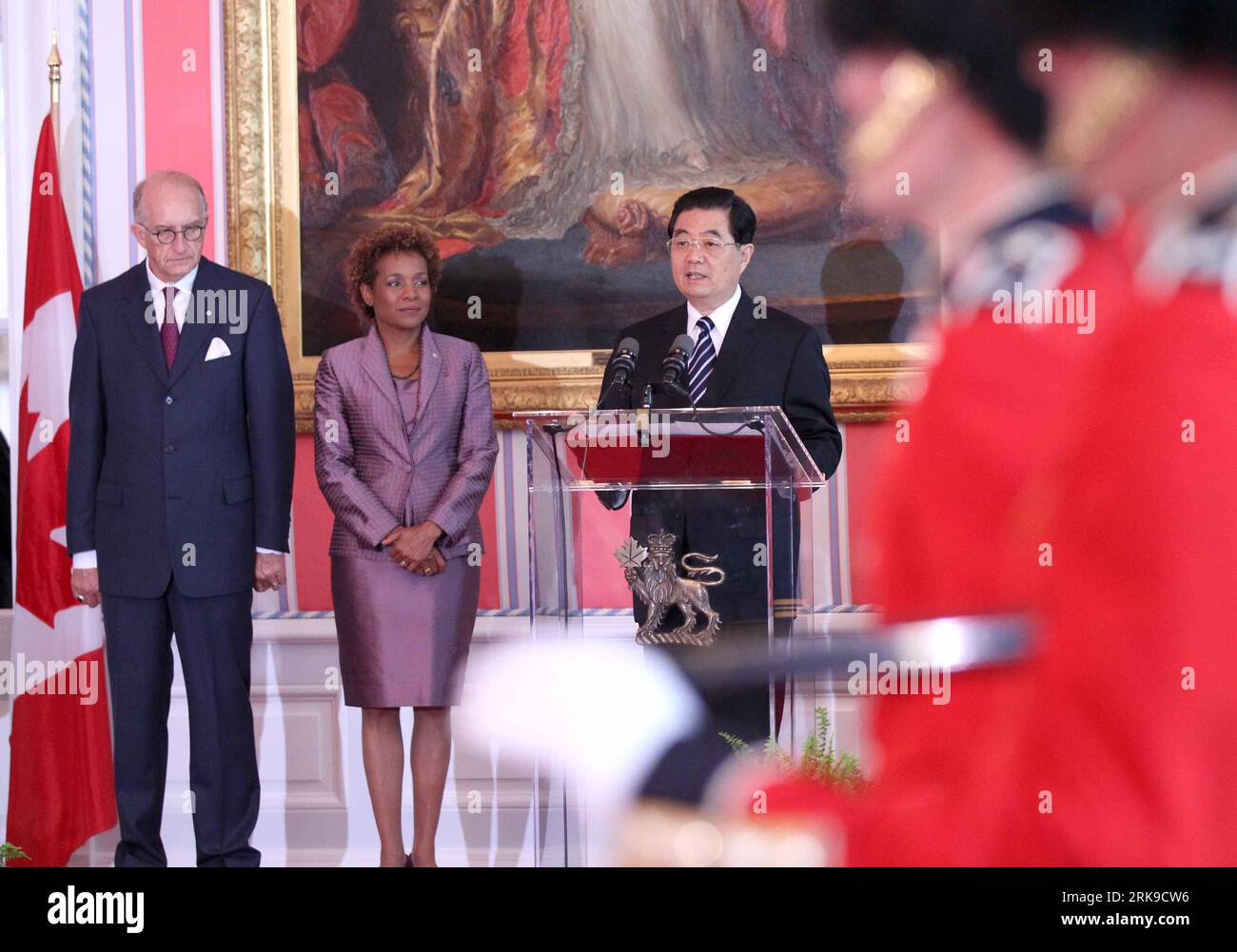 Canadian governor general michaelle jean hi-res stock photography and images - Alamy