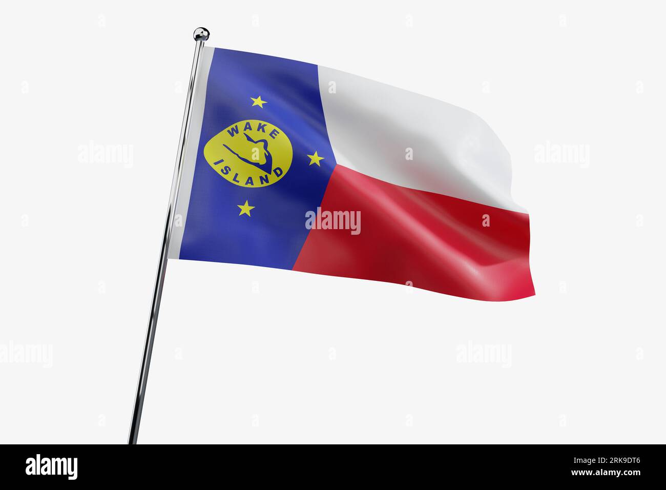Wake island waving fabric hi-res stock photography and images - Alamy