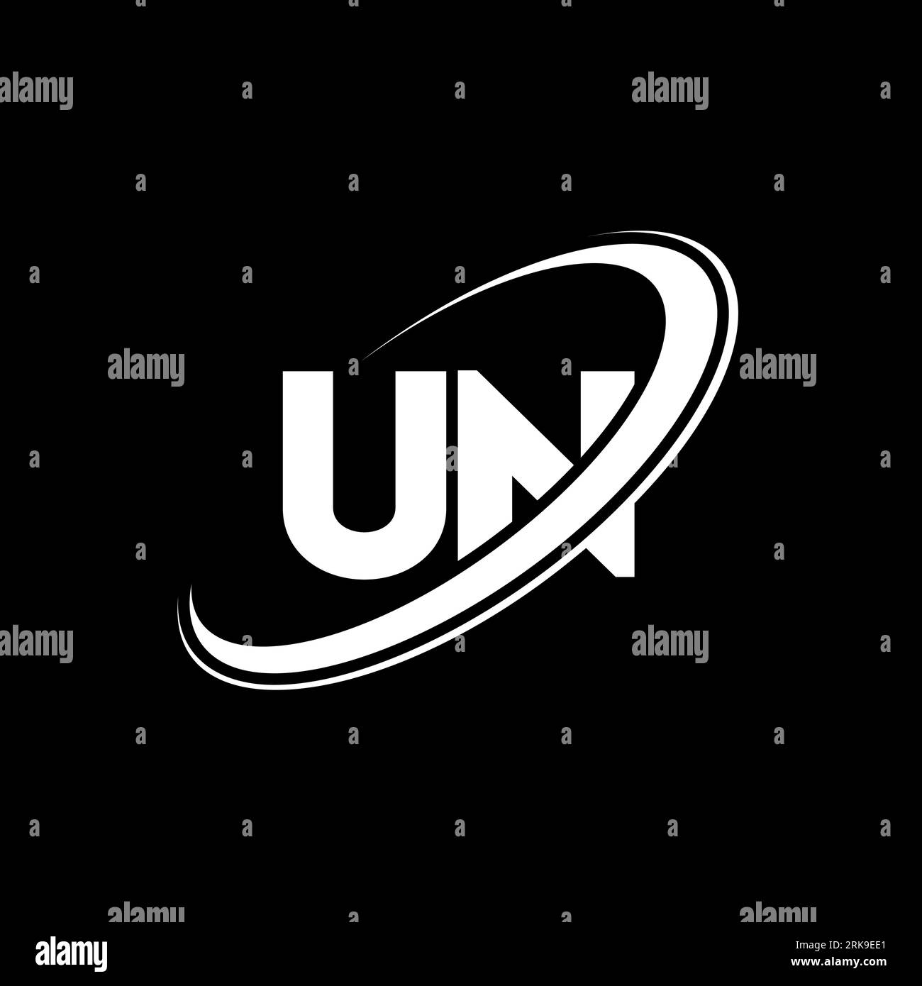 UN U N letter logo design. Initial letter UN linked circle uppercase ... UN U N letter logo design. Initial letter UN linked circle uppercase ...