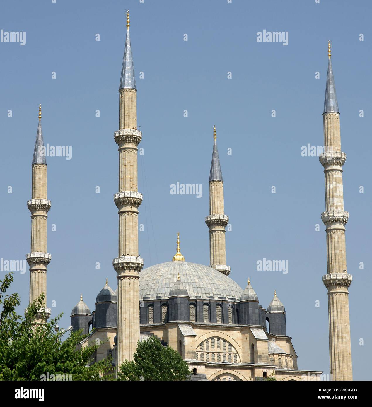 Selimiye Mosque, located in Edirne, Turkey, was built by Mimar Sinan in ...
