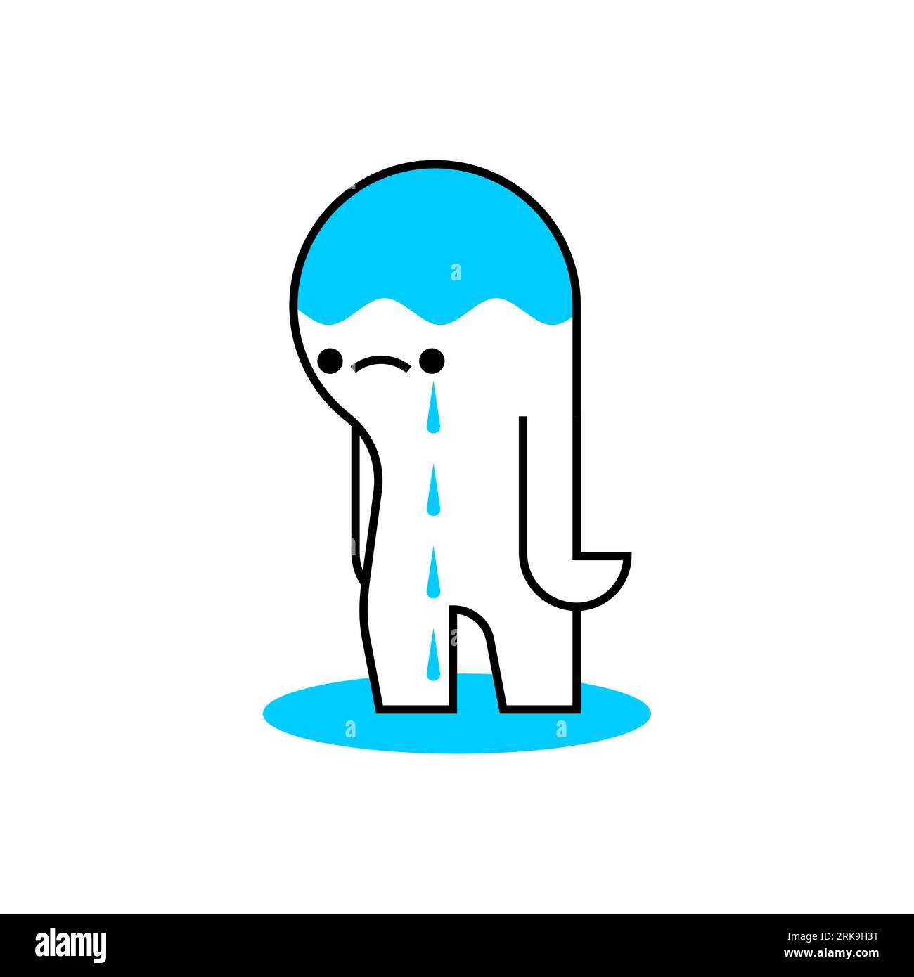 Emoji crying sadness man face hi-res stock photography and images - Alamy