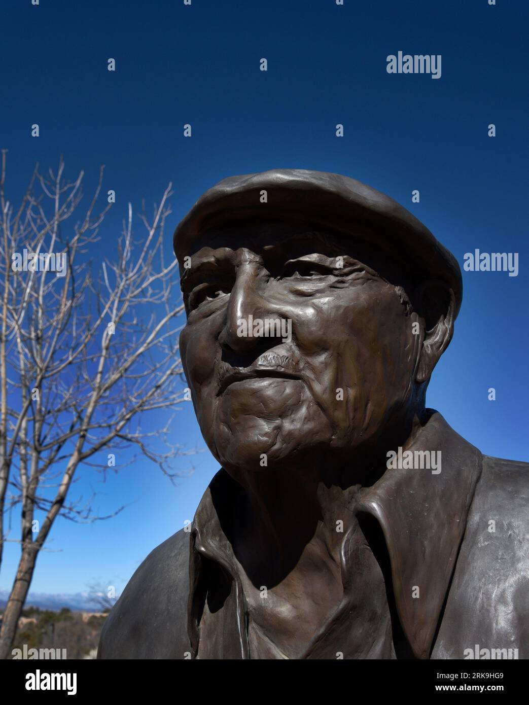 A statue of renowned Chiricahua Apache artist Allan Houser, made by the ... A statue of renowned Chiricahua Apache artist Allan Houser, made by the ...
