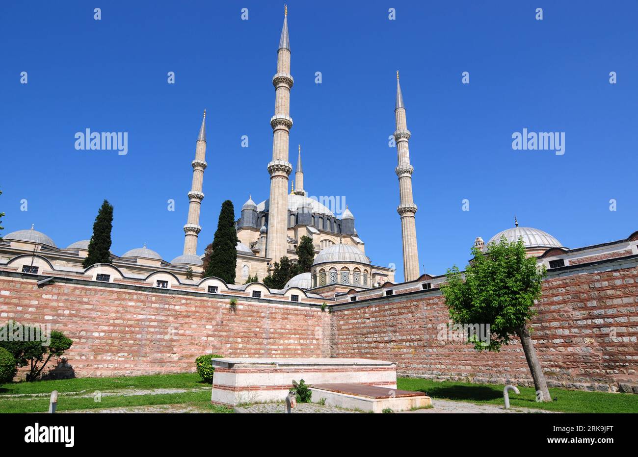 Selimiye Mosque, located in Edirne, Turkey, was built by Mimar Sinan in ...