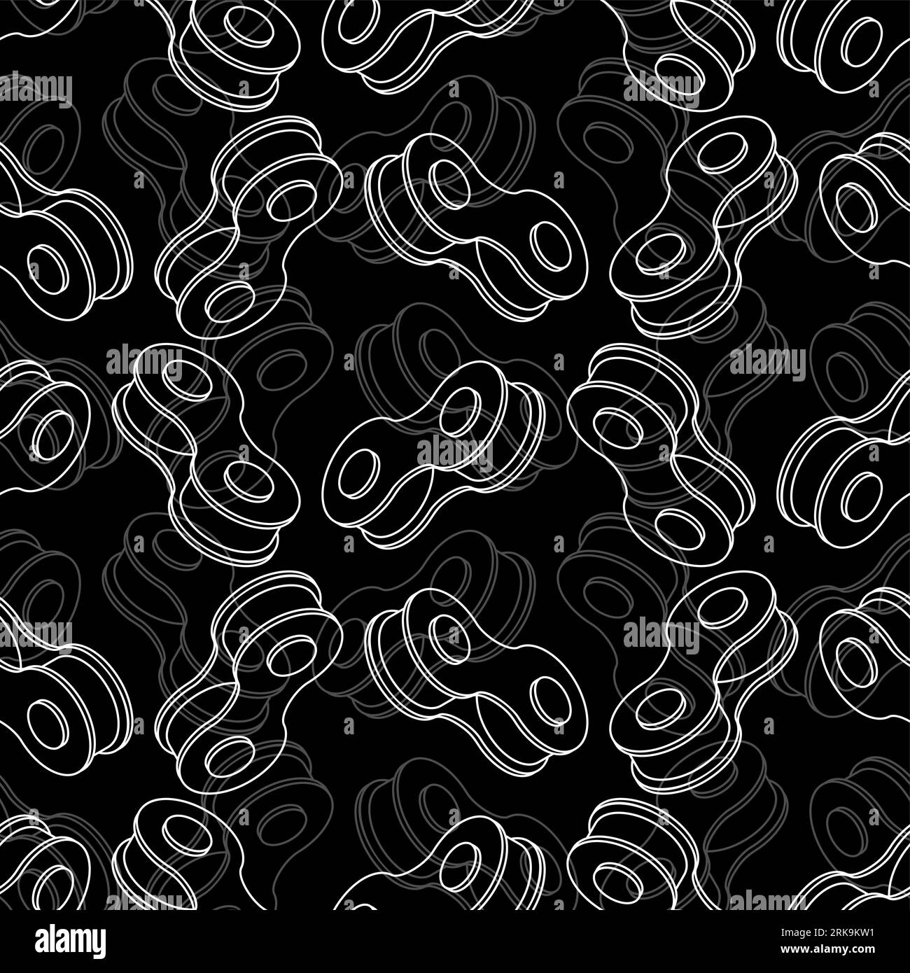 Bicycle chain pattern seamless. Vector background Stock Vector Image ...