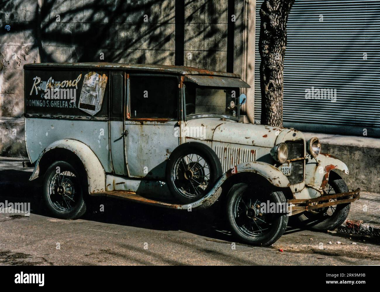 Vintage Austin delivery van still in service in 1995 Paysandu, Uruguay ...