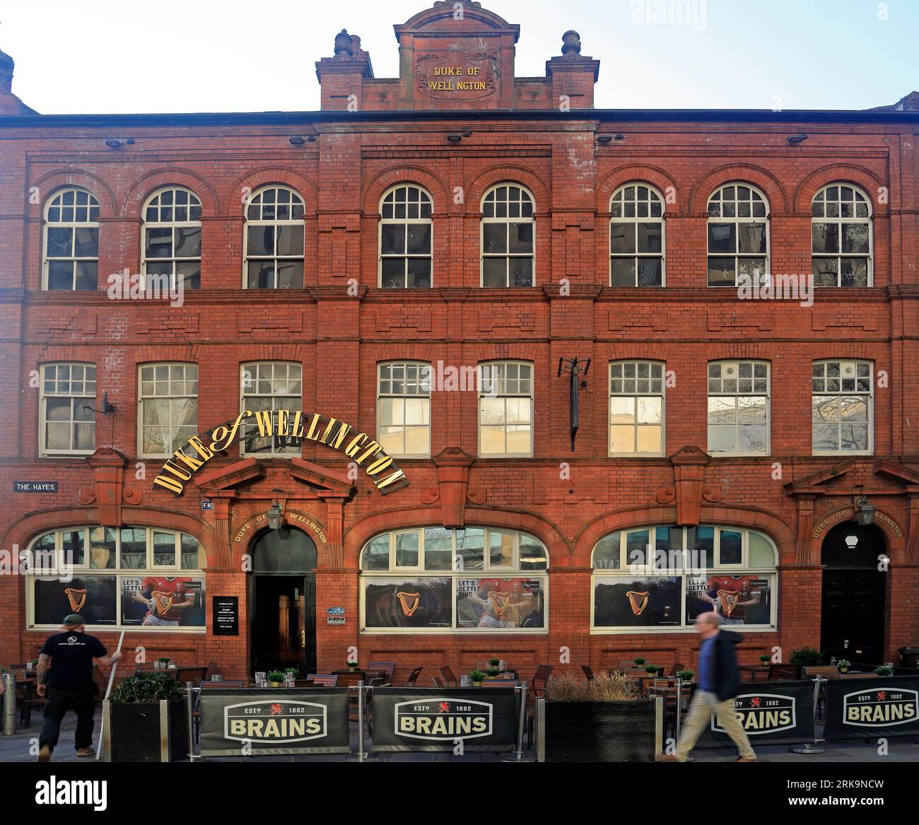 Duke of Wellington public house, The Hayes, Cardiff. Taken August 2023 ...
