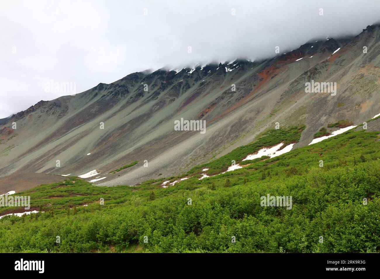 Mountain landslide alaska hi-res stock photography and images - Alamy