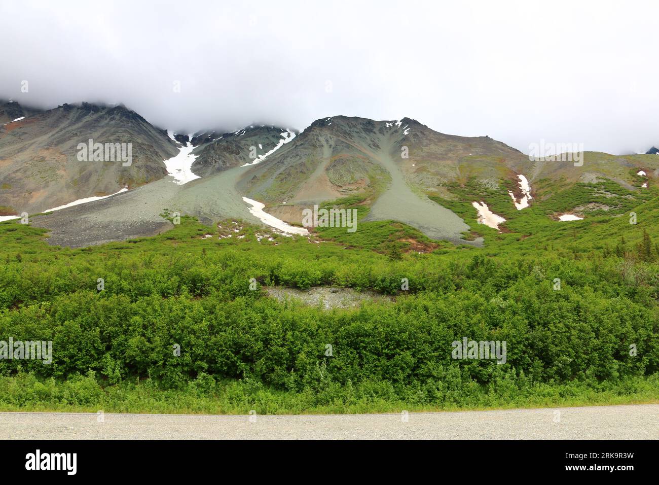 Chugach Mountains in Alaska Stock Photo - Alamy
