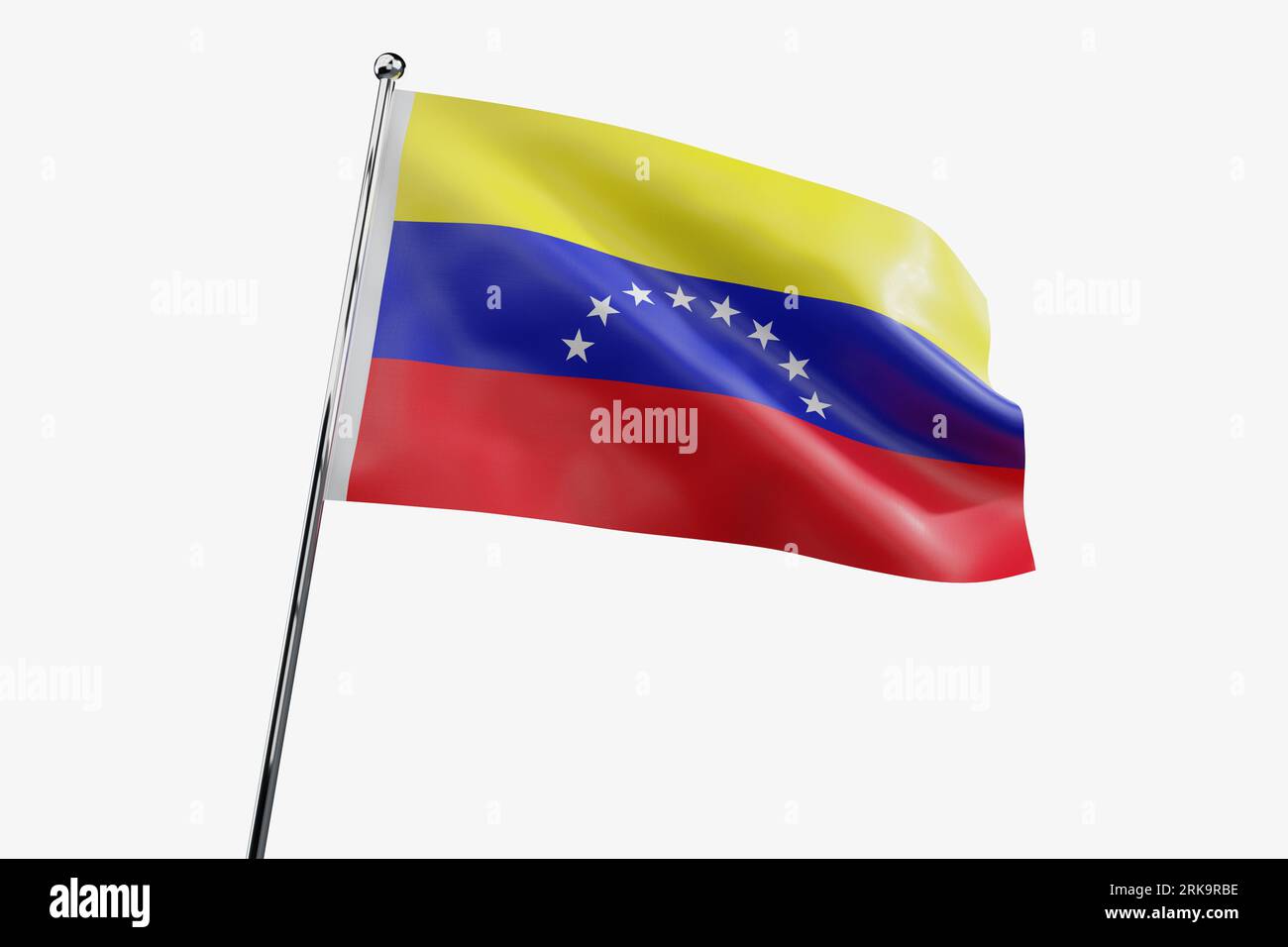 Waving flag venezuela on Cut Out Stock Images & Pictures - Alamy