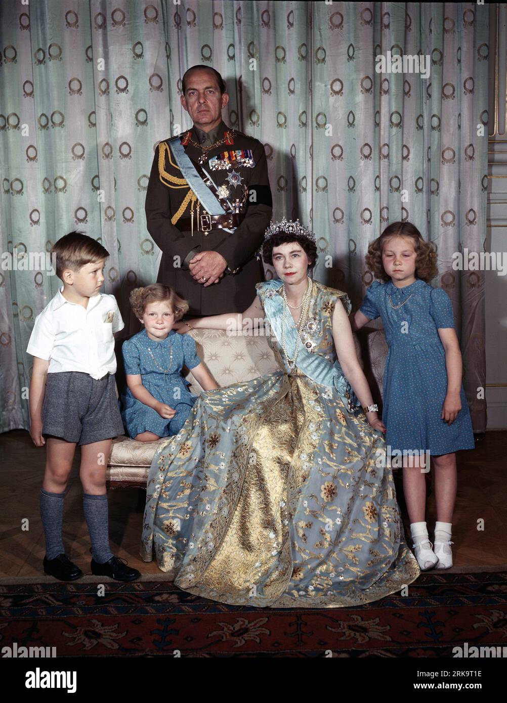 Circa 1947, London, England, United Kingdom: King Paul and Queen ...